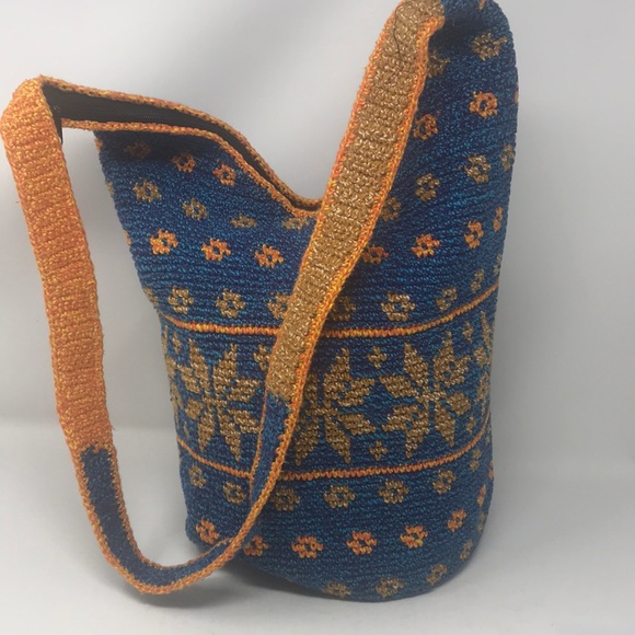 Hand Crafted | Bags | Large Fabric Bucket Bag | Poshmark